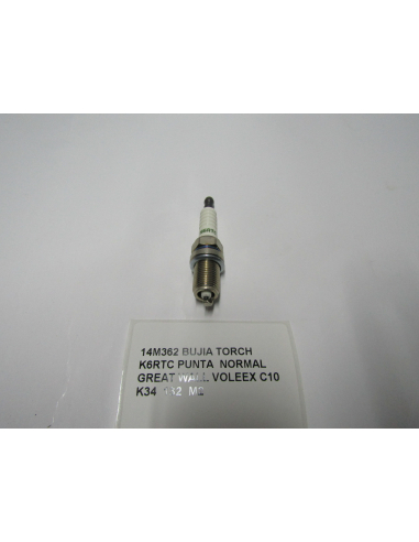 BUJIA TORCH K6RTC PUNTA NORMAL GREAT C1