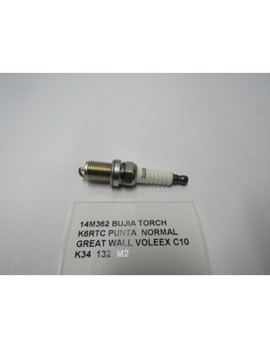 BUJIA TORCH K6RTC PUNTA NORMAL GREAT C1