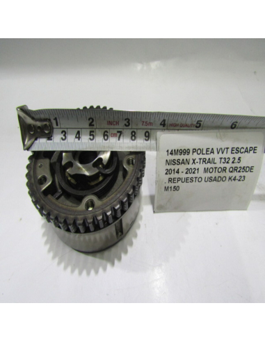 POLEA VVT ESCAPE NISSAN X-TRAIL T32 2.5 2014 - 2021 MOTOR QR25DE